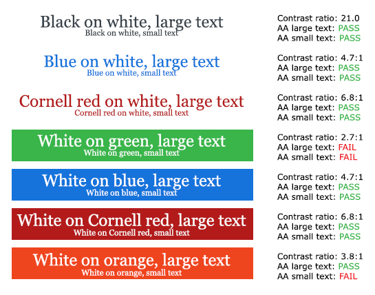 Color Contrast Tips for Designers and Developers | IT@Cornell Color Contrast Tips for Designers and Developers | IT@Cornell